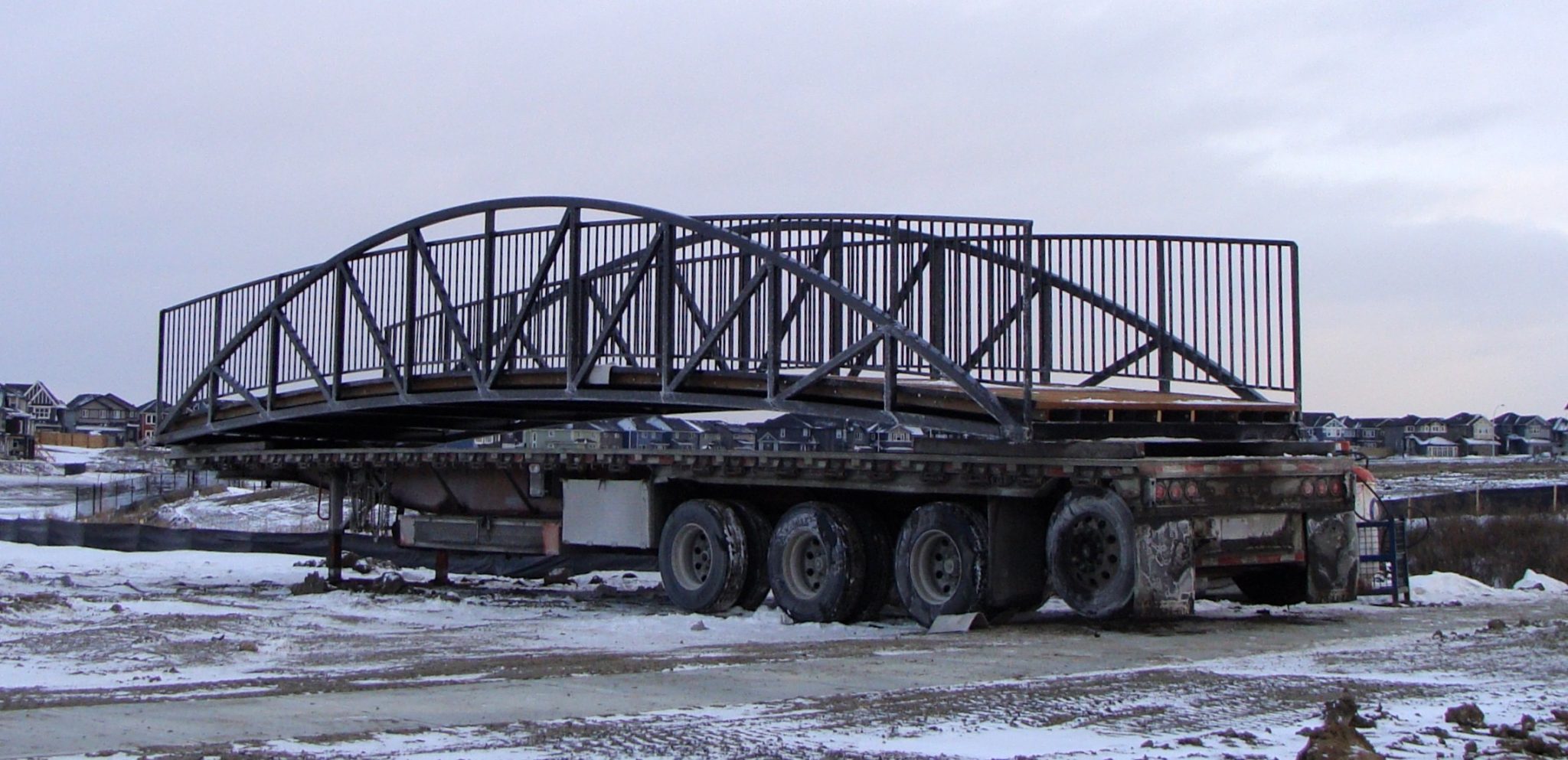 Un pont en treillis bowstring se marie à l’esthétique d'un ...
